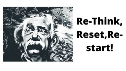 Re-think, Reset, Re-start - John